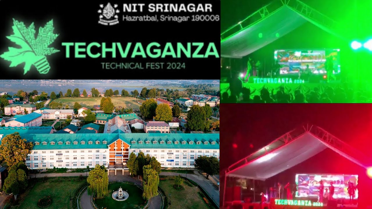 NIT Srinagar Techvaganza 2024 #nit #srinagar - YouTube
