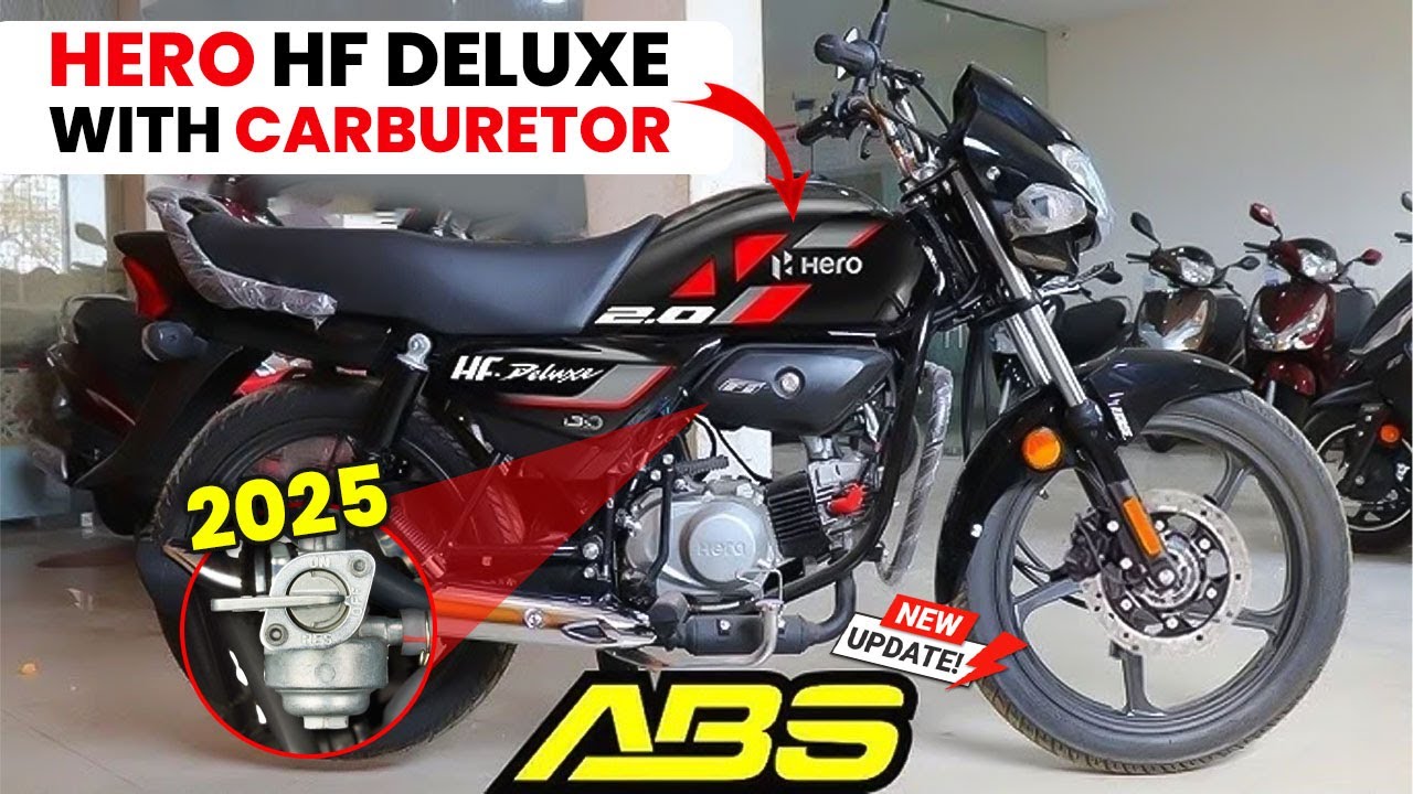 Hero Hf Deluxe Carburetor with Carburetor relaunched in India 2025 ...
