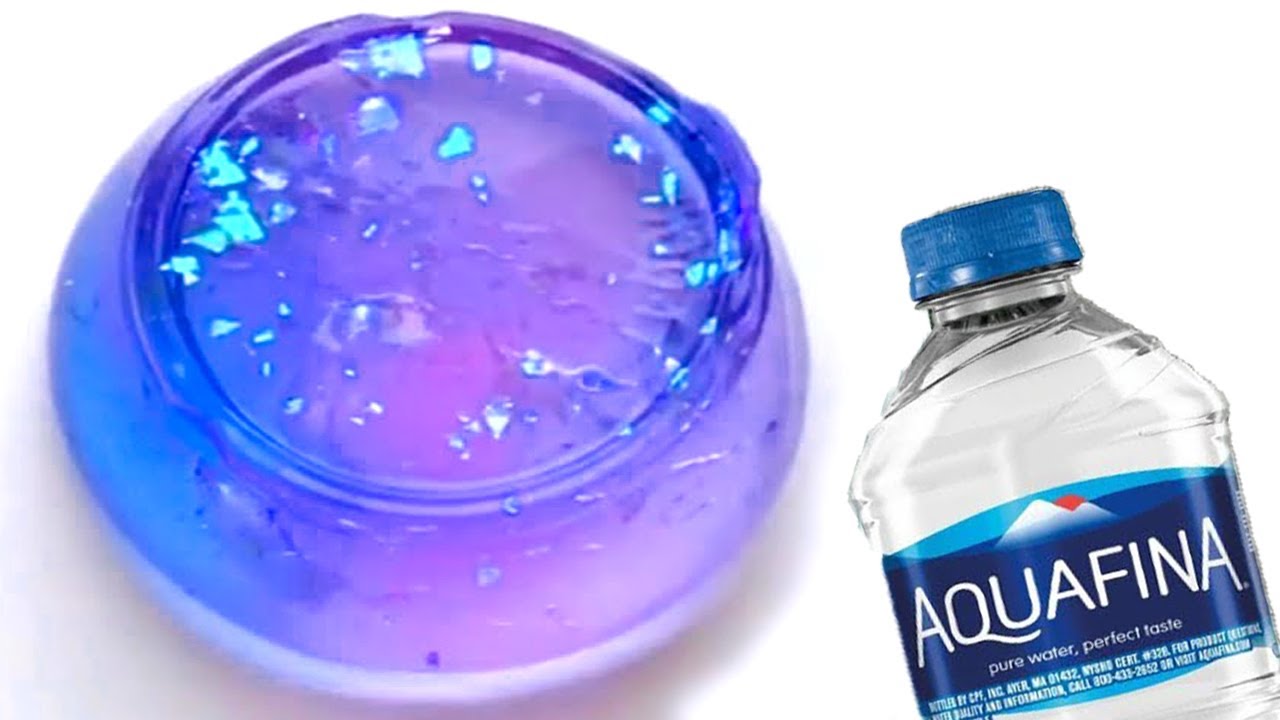 HAZ SLIME DE AGUA 💦 PROBANDO RECETAS DE SLIME TRANSPARENTE - YouTube