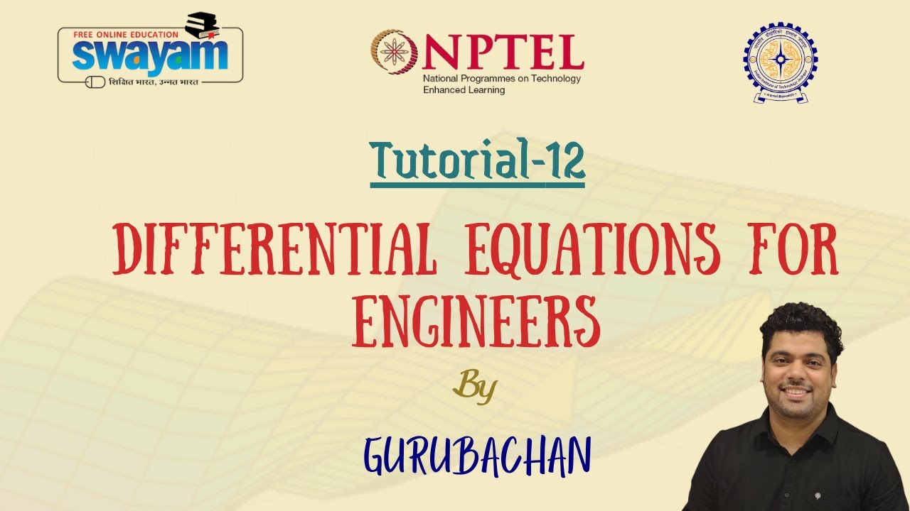 Differential Equations for Engineers Tutorial-12 - YouTube