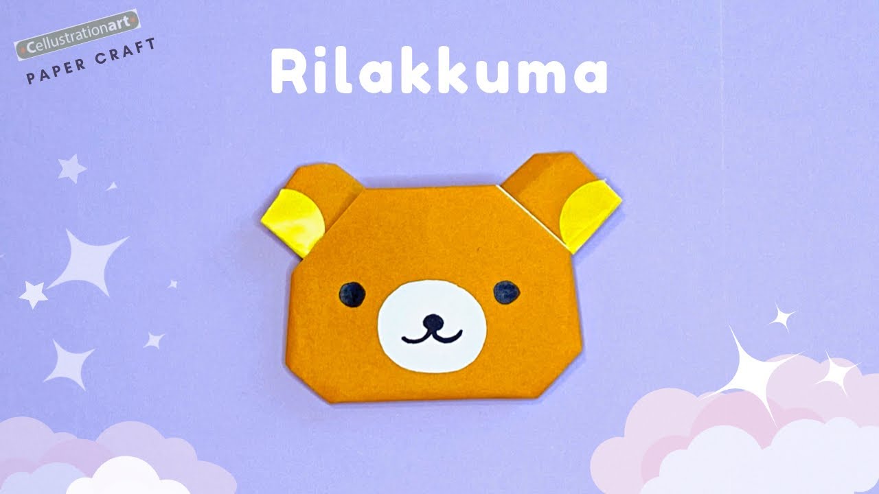 Origami Rilakkuma | Easy Origami Bear | DIY Paper Crafts - YouTube