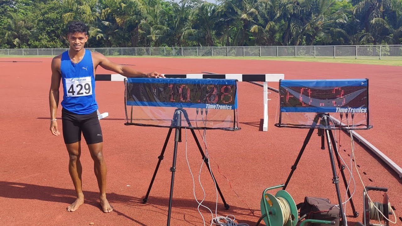 Chamod Yodhasinghe | 10.37sec ( +0.3 ) | 100m Season Opening with New ...
