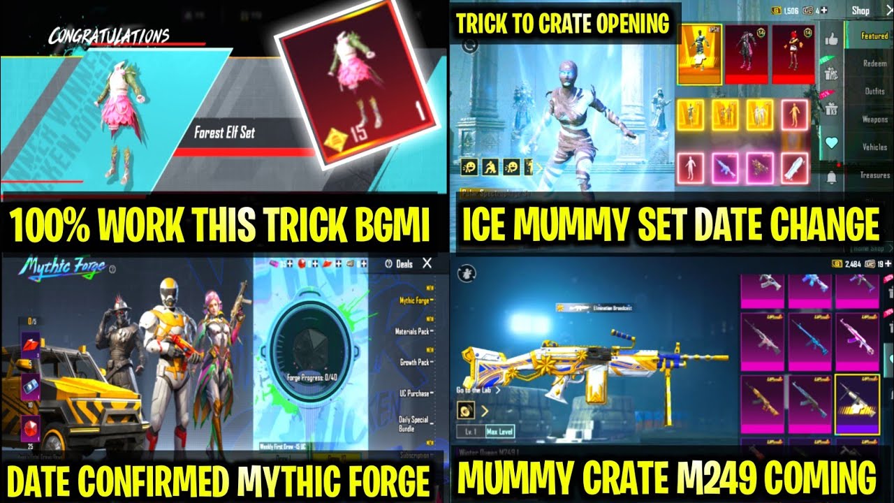 100% 🔥This Trick To Crate Opening Forest Elf Set | Mummy Set Crate Date ...