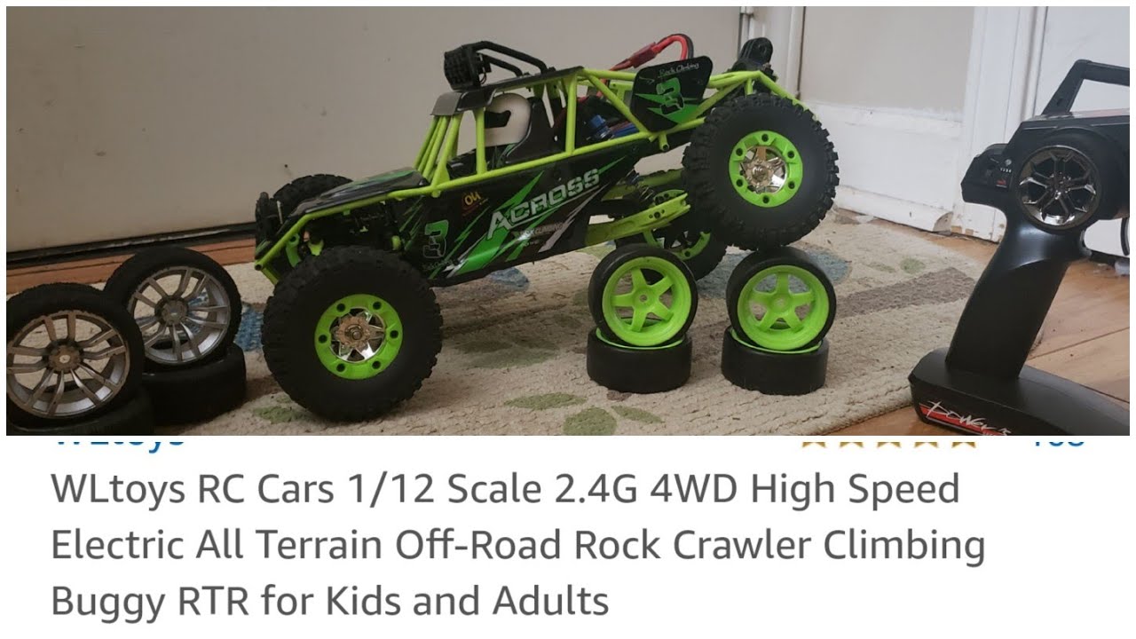 Rc car 4wd electric. Slow mo action shots - YouTube