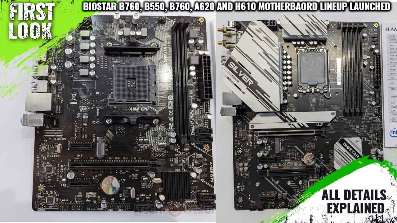 BIOSTAR HPACT B760A/B760T-SILVER, B550MX-E PRO, B760MZ-E PRO, And ...