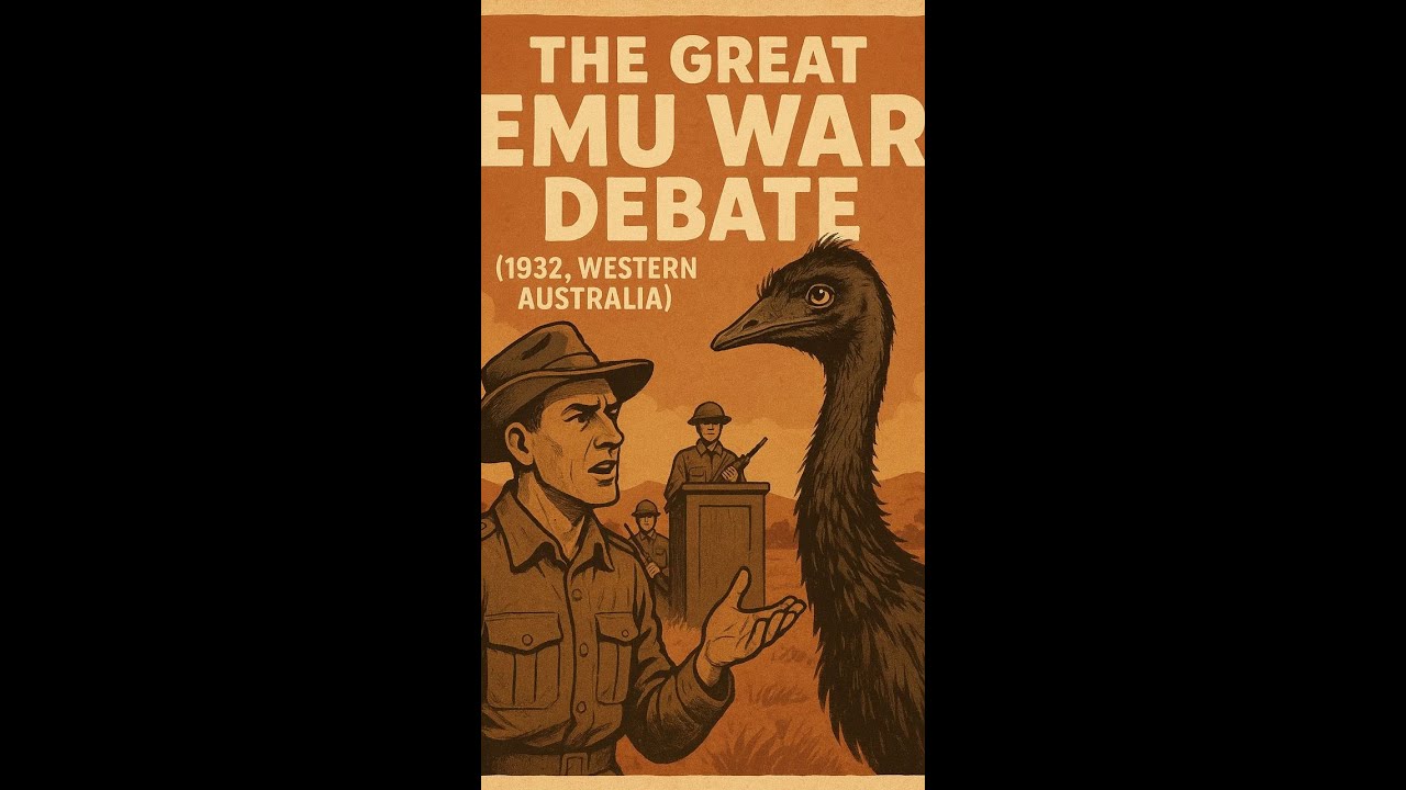 The Great Emu War Debate (1932, Western Australia) #History - YouTube