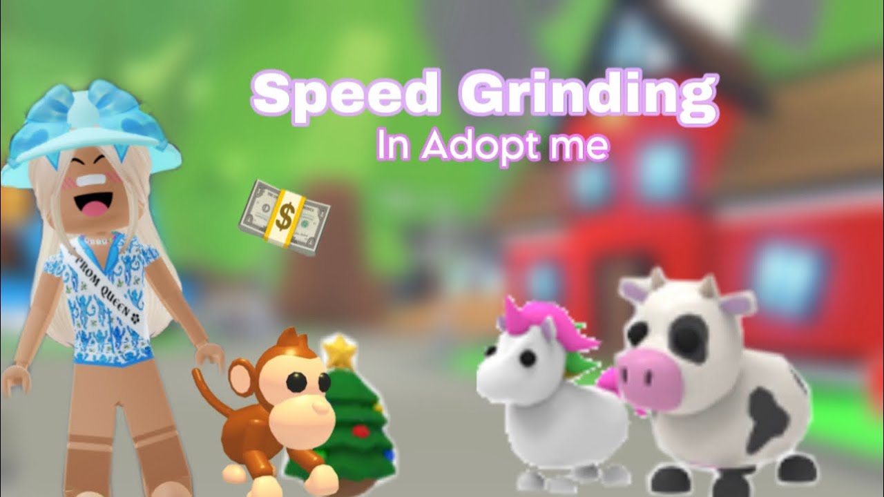 Speed grinding in adopt me !! 💕 - YouTube