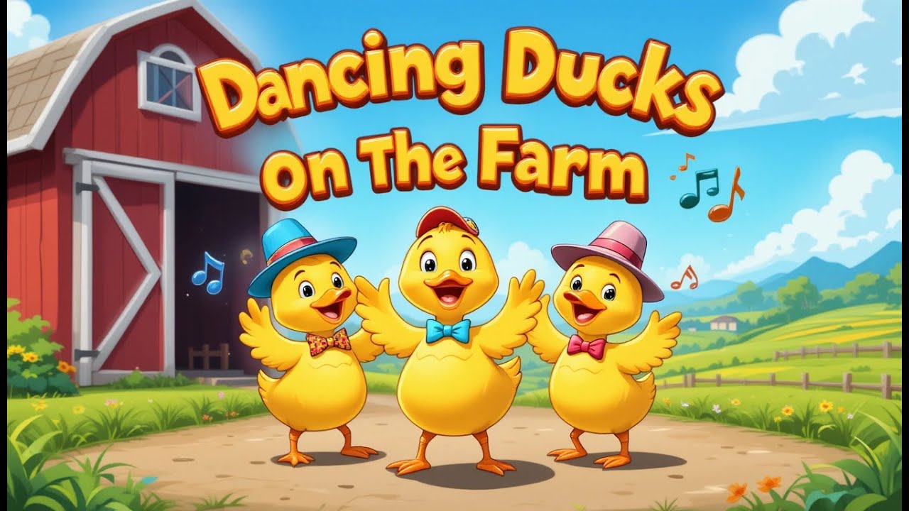 Dancing Ducks On The Farm | Nursery Rhymes & Kids Songs | Panda World ...