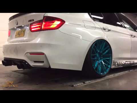 BMW F80 M3 w/ Savini Brushed Teal Wheels & ARMYTRIX Cat-Back Exhaust ...