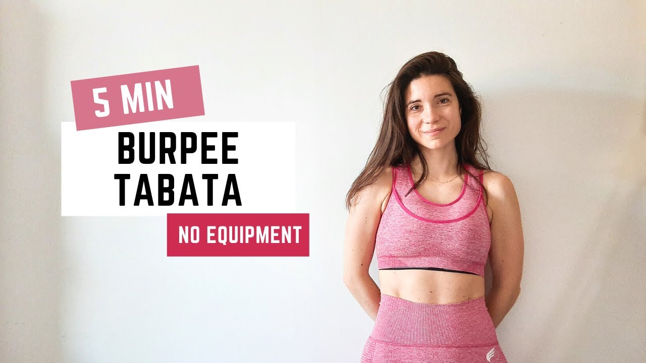 5 min BURPEE TABATA - YouTube