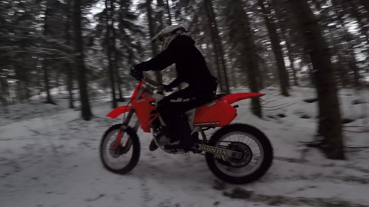 2x Honda cr winter fun (leipoo) - YouTube
