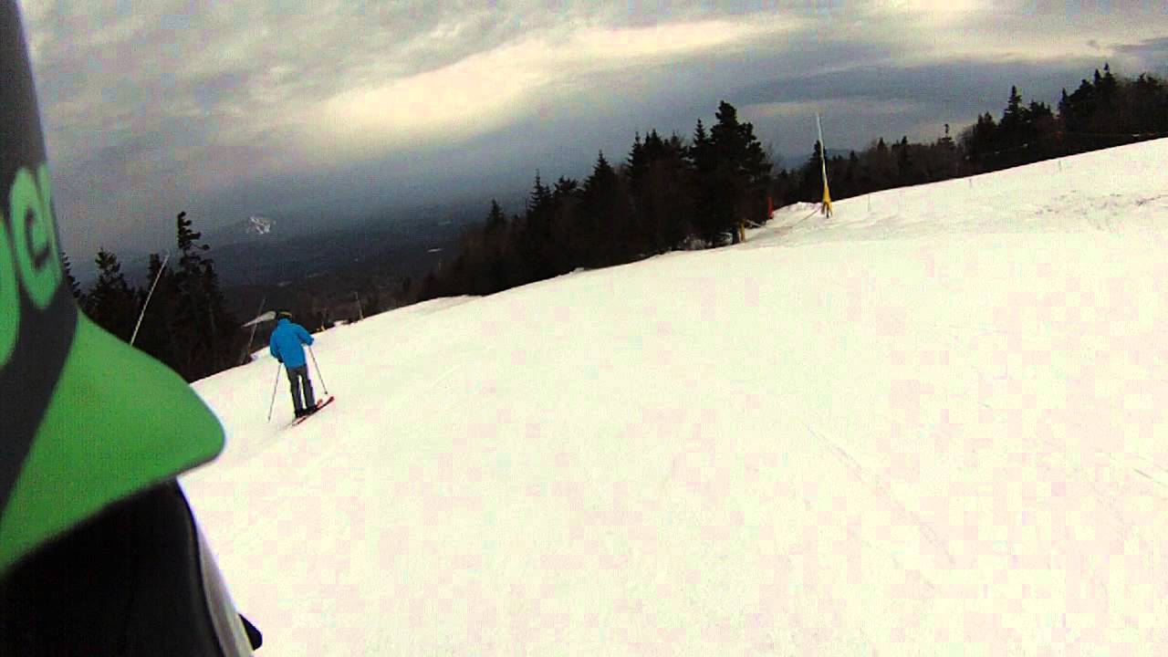 03/07/16 The Big Man with Ski Haus Rick skiing Blizzard Peacemaker ...