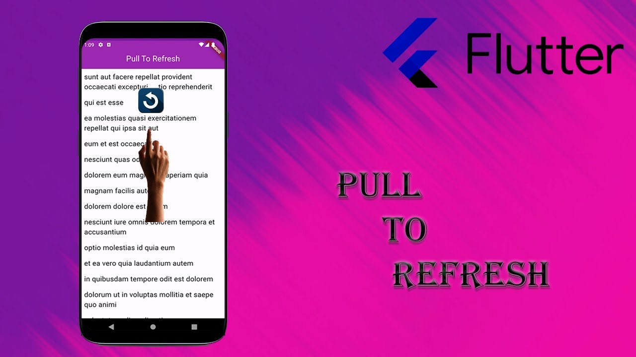 Flutter Tutorial Hindi - Pull To Refresh and Refresh Indicator in Flutter || Refresh List in ...