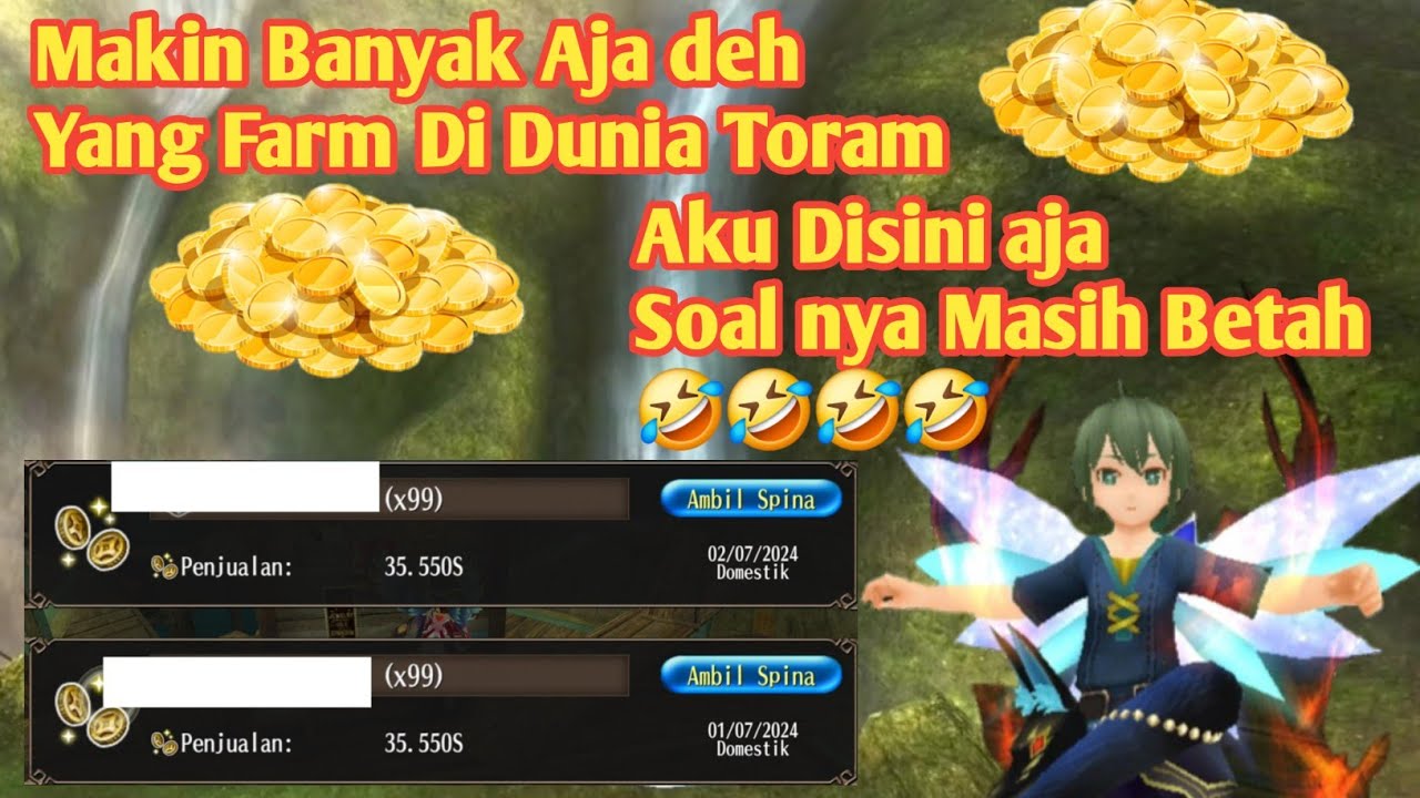 Toram Online Spina Farm 2024 For Newbie | Jacky Gamming - YouTube