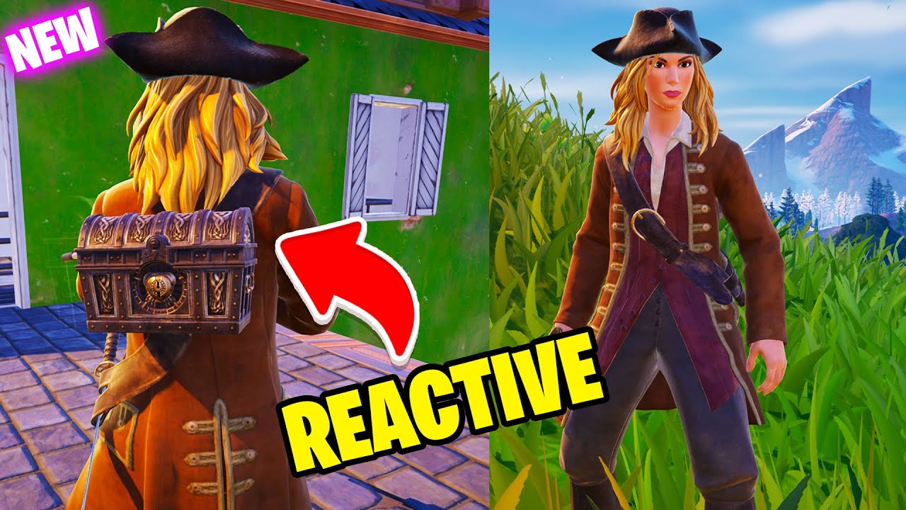New Elizabeth Swann Skin and How its reactive in Fortnite Pirate of the ...