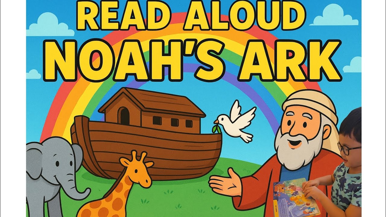 📖 Read Aloud Bible Story for Kids | Noah’s Ark 🌊🕊️ | Children’s ...