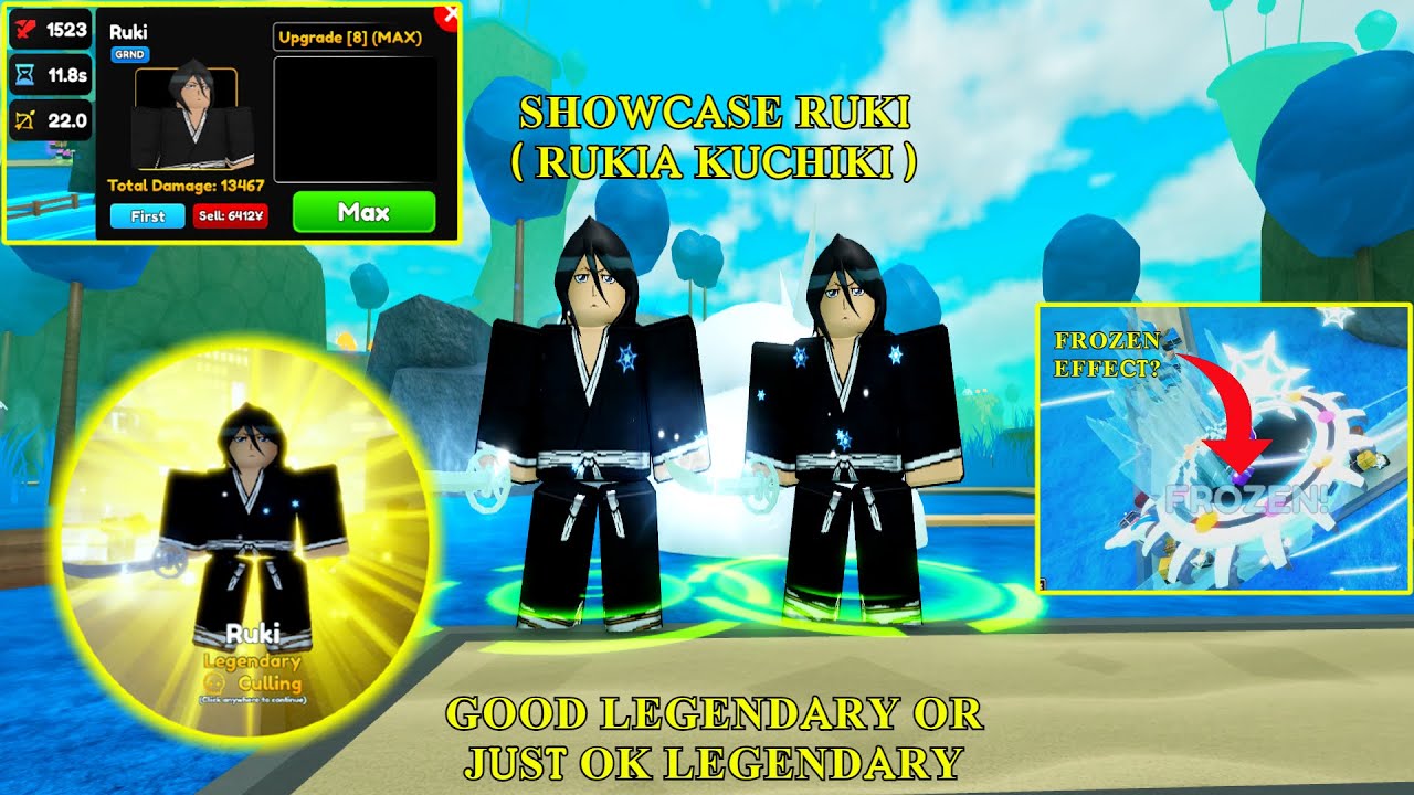 Showcase Ruki ( Rukia Kuchiki ) | Roblox Anime Adventures - YouTube