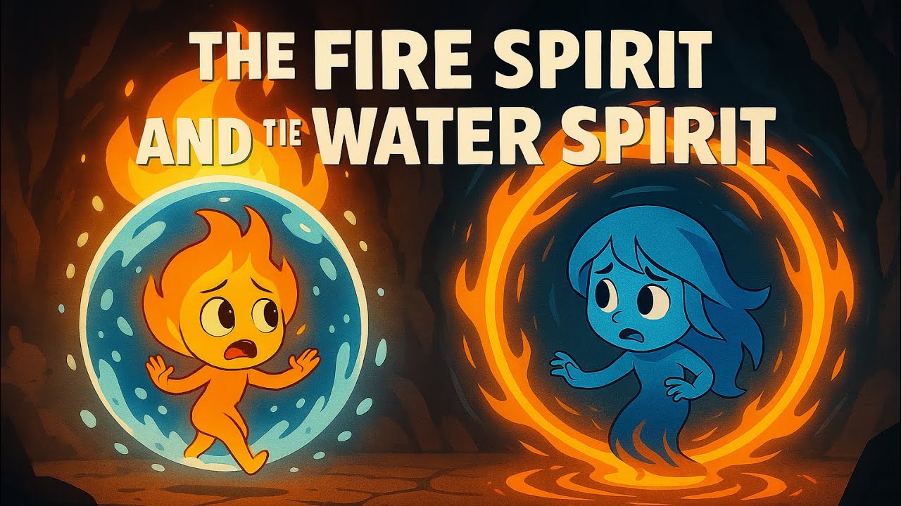 The fire spirit and the water spirit| Bedtime Stories for Kids in ...