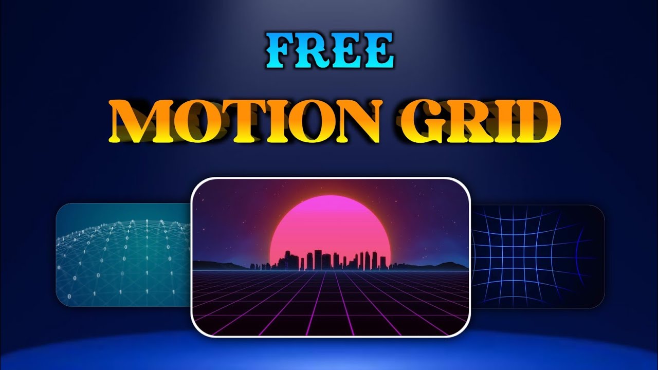 Grid Motion Background Pack's // Free Motion Background - YouTube