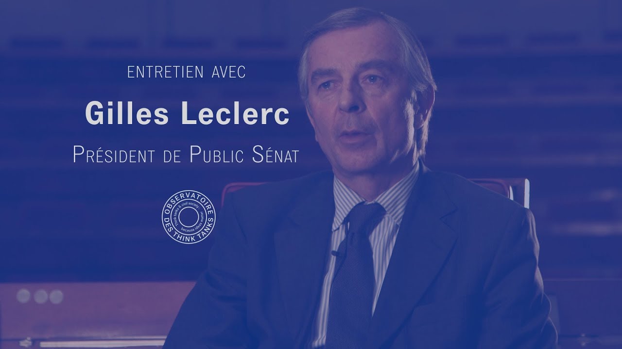 Entretien avec Gilles Leclerc, président de Public Sénat - YouTube