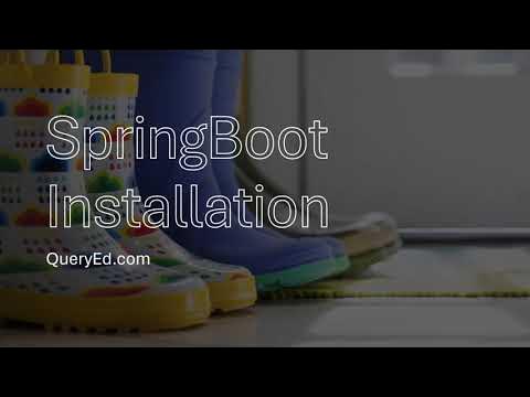 Springboot Installation - Get Started - YouTube