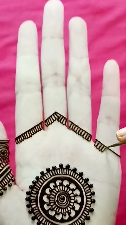 राखी और तीज केलिए सबसे आसान और सुंदर मेहंदी ☺️ Traditional Mehndi