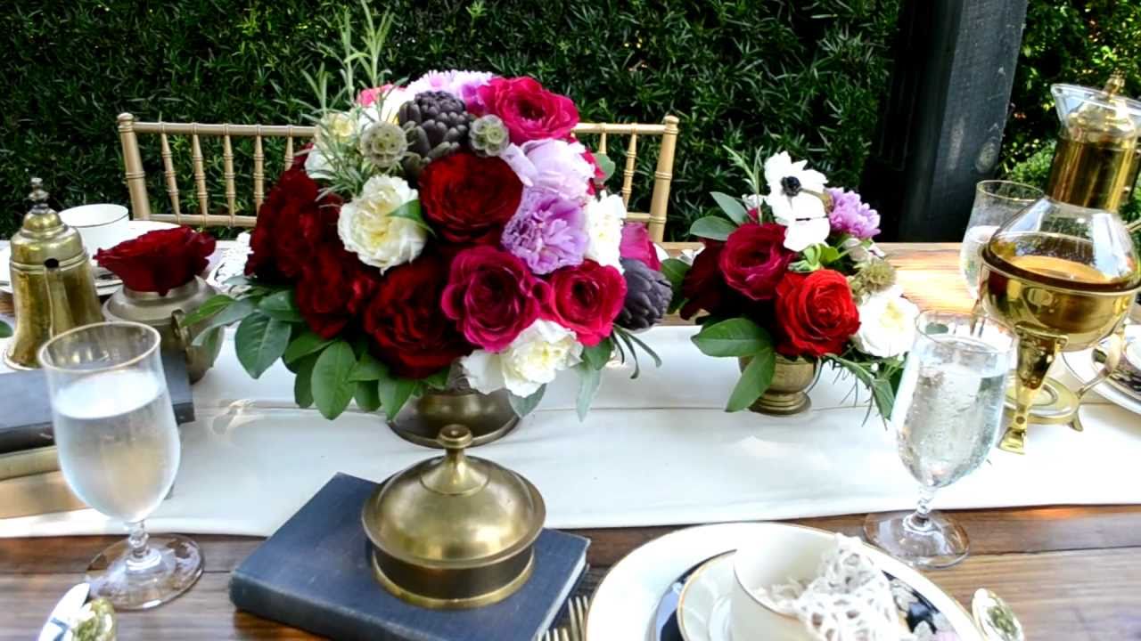 High Tea Style Shoot by RH Inspiration -- - YouTube