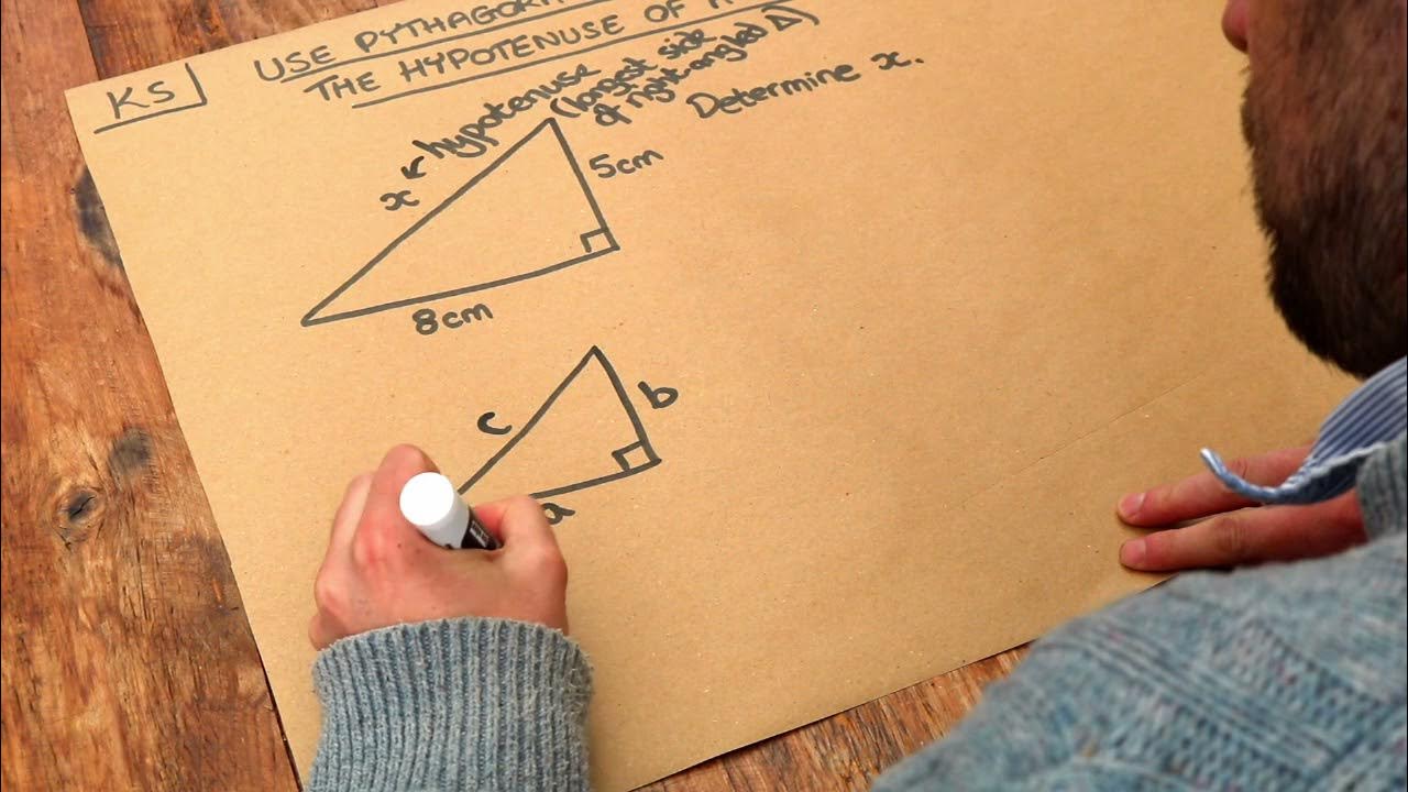 Key Skill - Use Pythagoras' theorem to calculate the hypotenuse of a ...