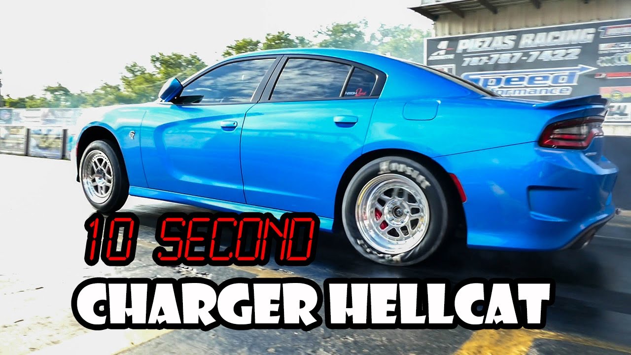 784HP Charger Hellcat Running 10's - YouTube