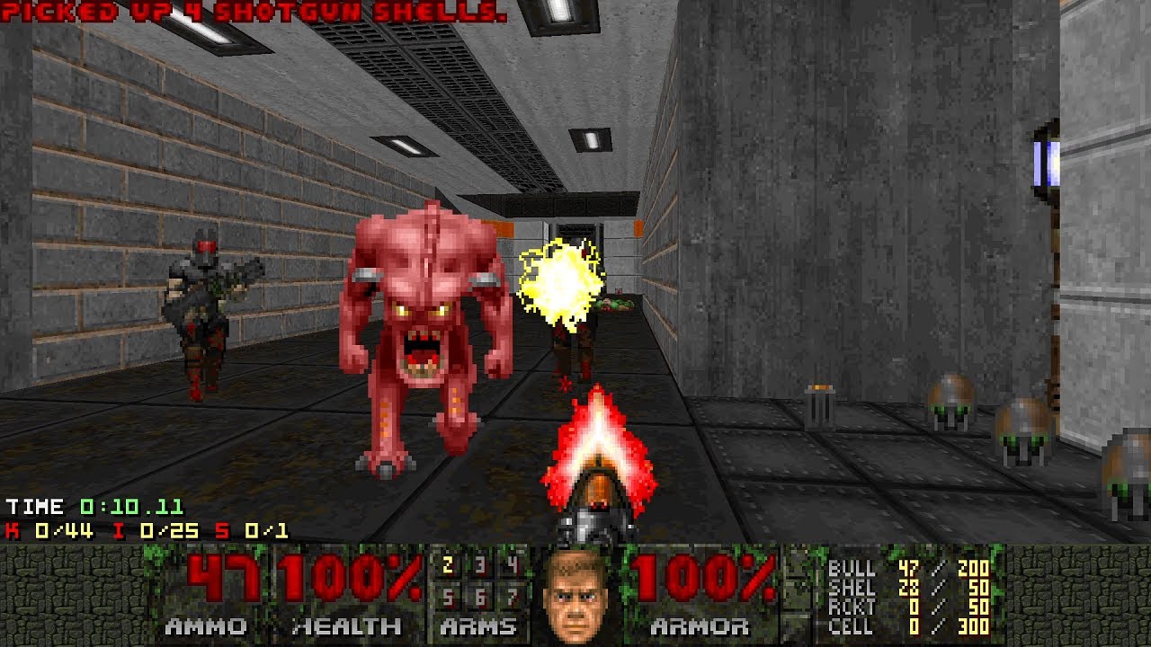 Doom 2 - 1000 Lines 3 (Maps 33&34: Terminal Transit & Test Map) UV-Max ...