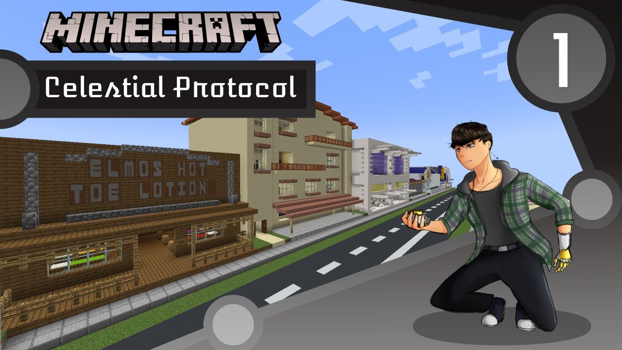 Minecraft Adventure Map - The Celestial Protocol - Ep1 : Guess I Own a Cafe Now - YouTube