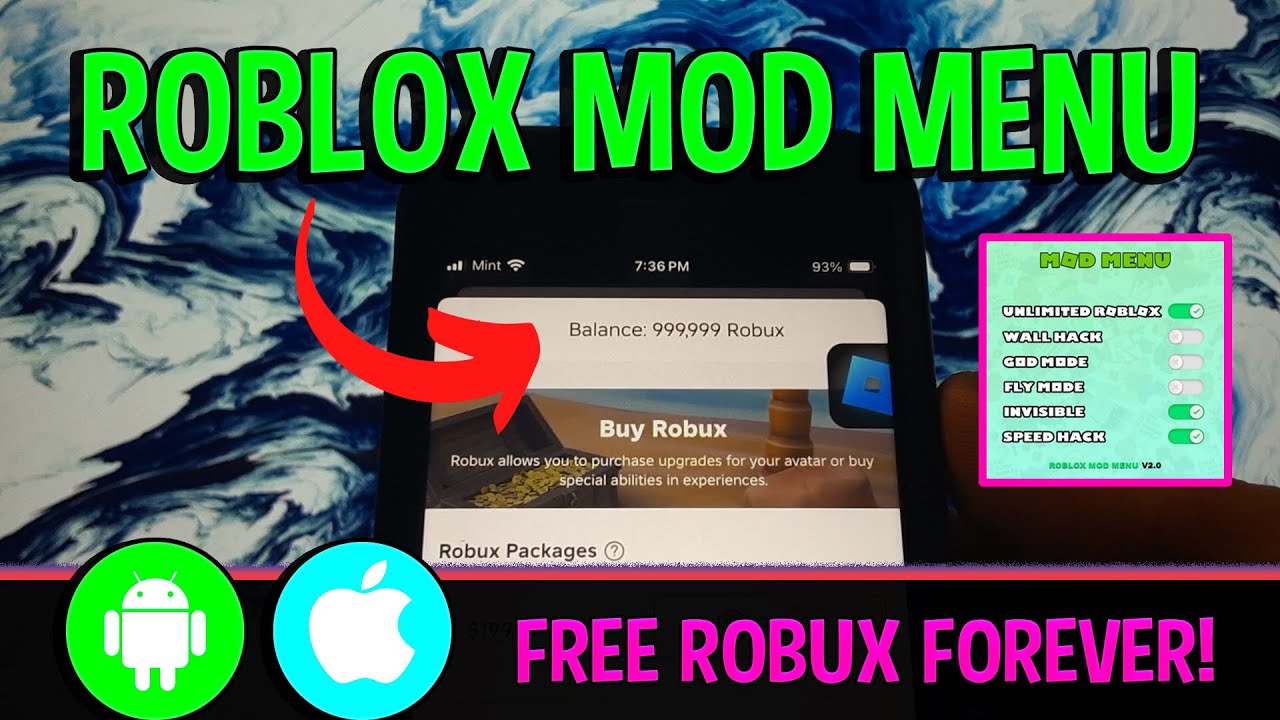 ROBLOX MOD MENU [2025] UNLIMITED ROBUX | ANTI-BAN | GOD MODE (iOS ...