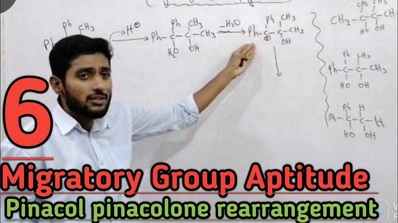 Migratory Group Aptitude in pinacol pinacolone rearrangement | # ...