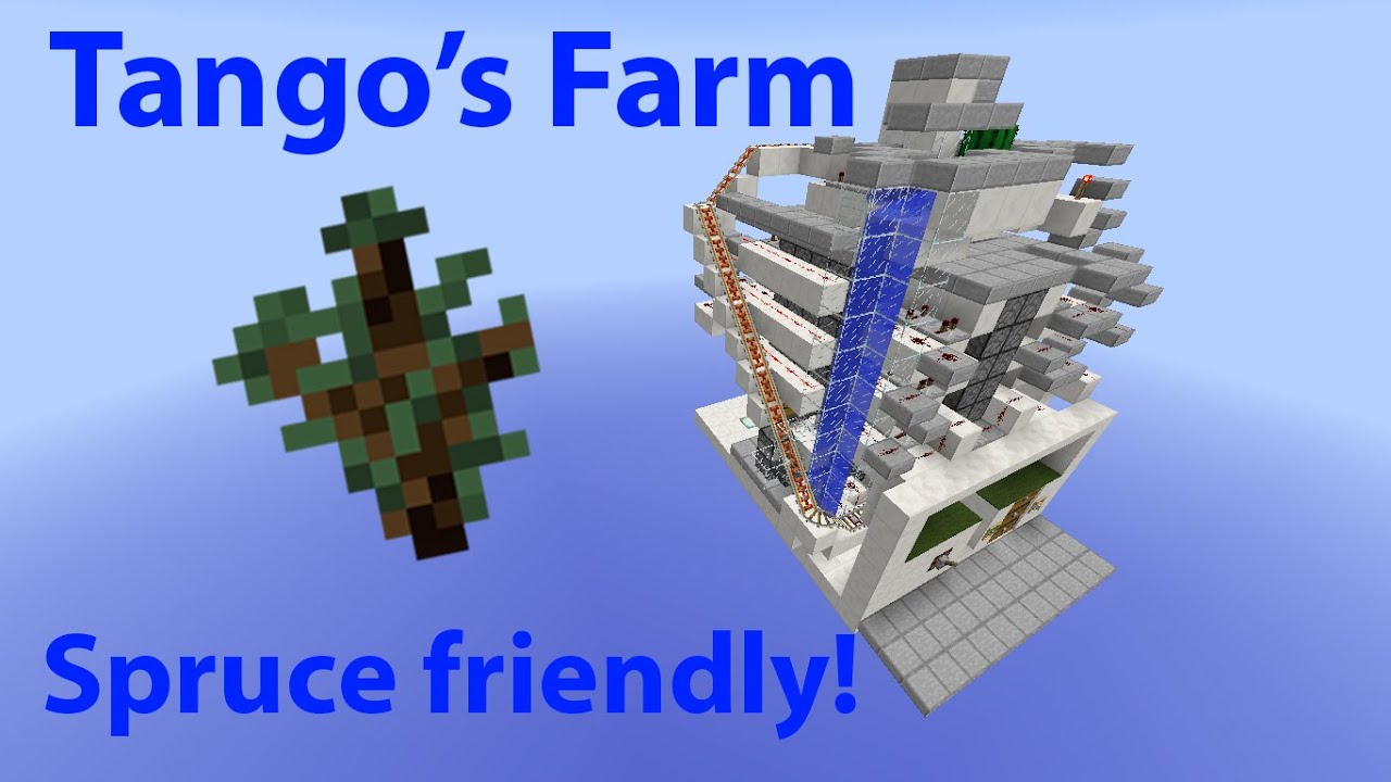 Modification to Tango Tek's AFK Tree Farm for Spruce - YouTube