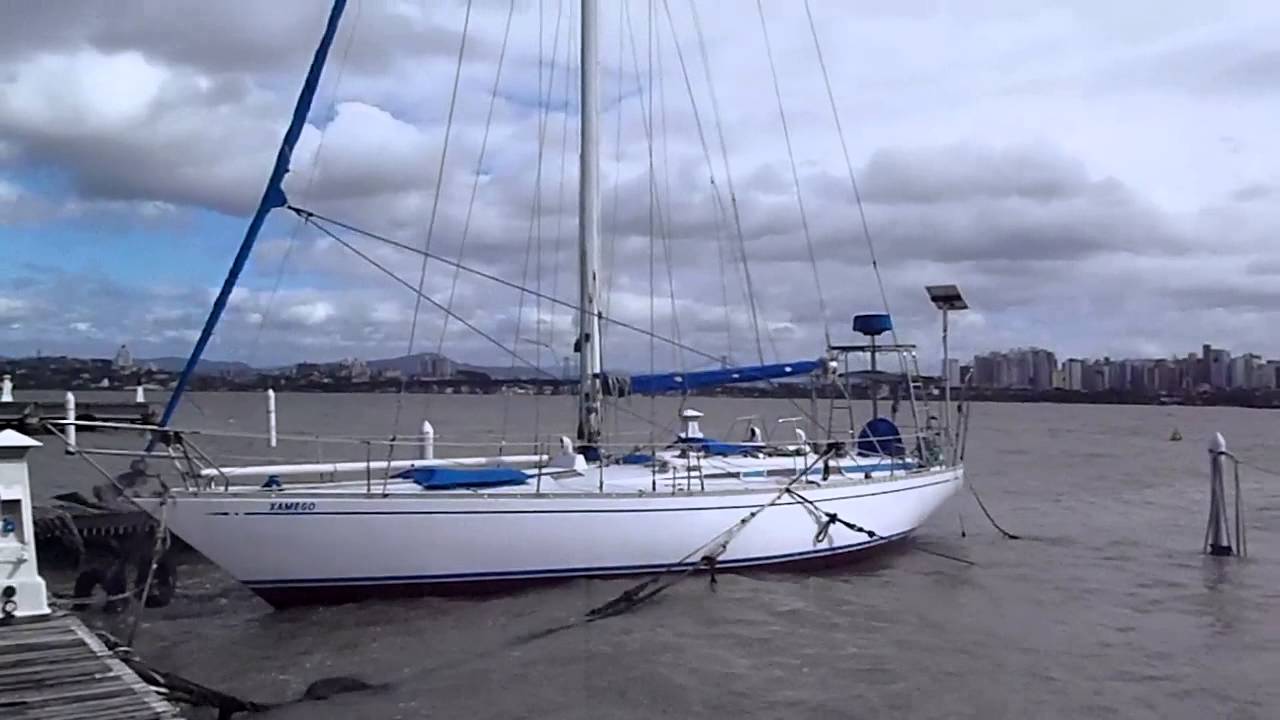 Necton: harde wind in de jachthaven van Florianapólis, Brazilië - YouTube
