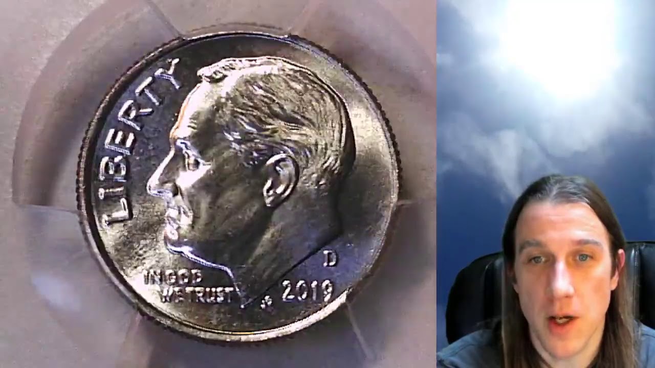 Selling my 2019 D Roosevelt Dime PCGS MS 65 FB 39855183 - YouTube