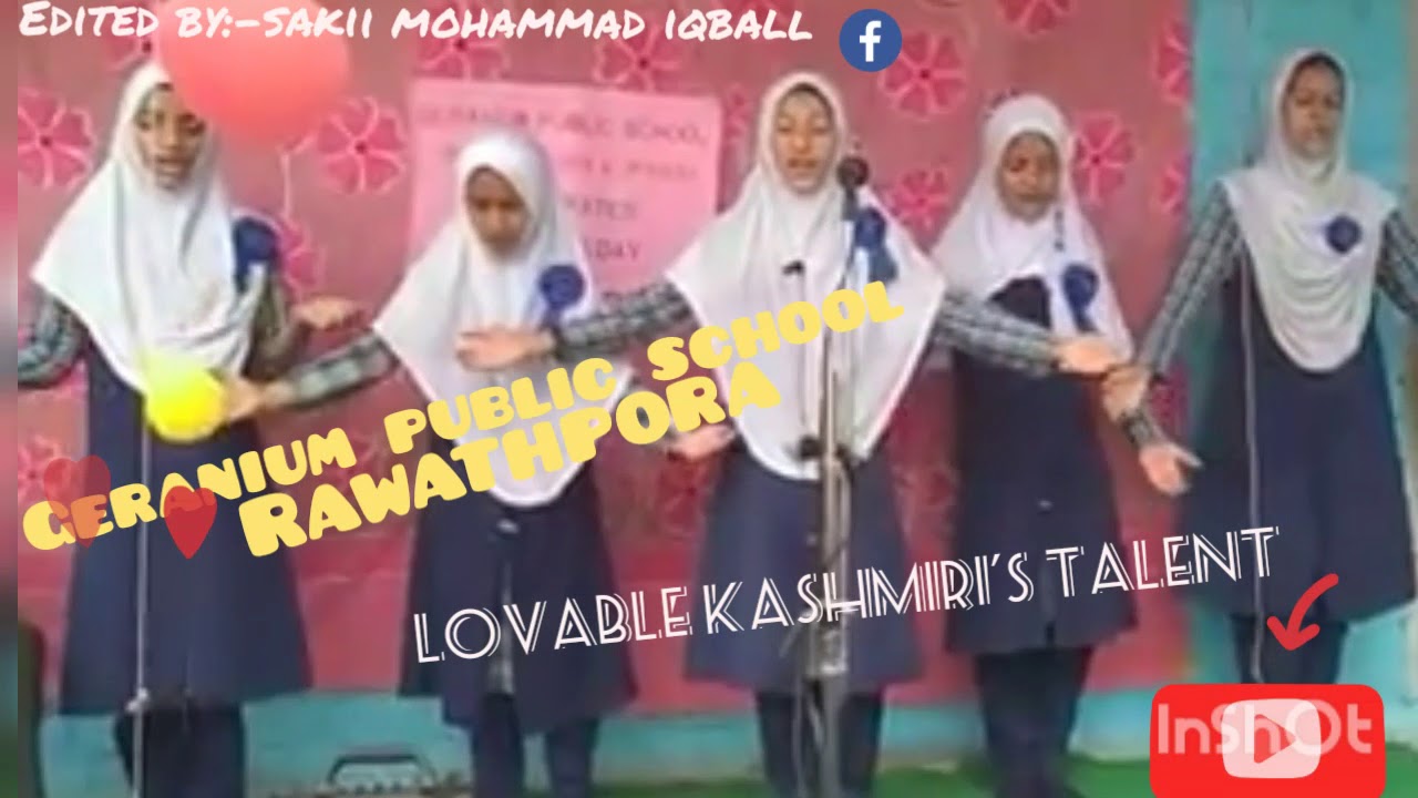 Students of Geranium public school rawathpora on #TEACHERS DAY - YouTube