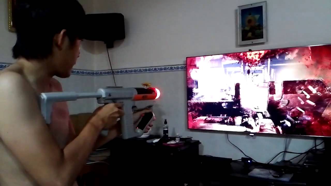 Review Killzone 3 with PSMove-PSEye-Sharpshooter gun on PS3 - YouTube