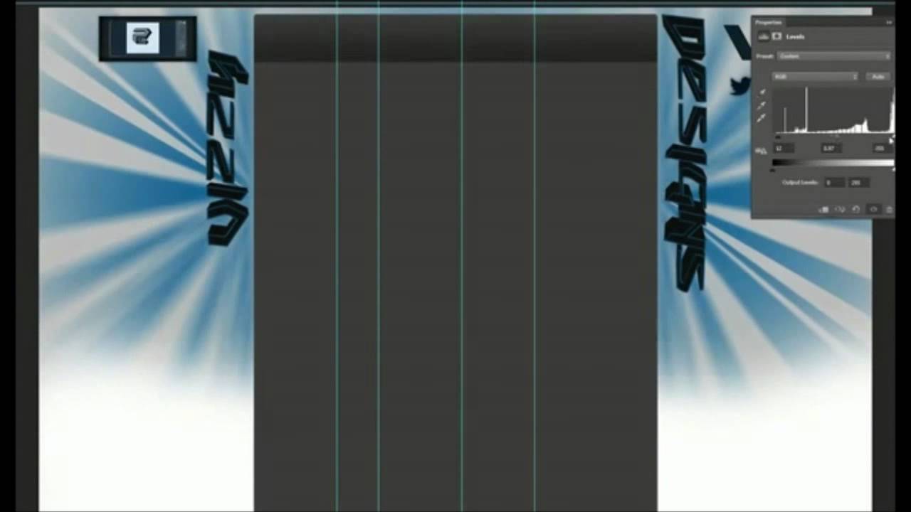 Vizzy Designs Speed Art "Background" - YouTube