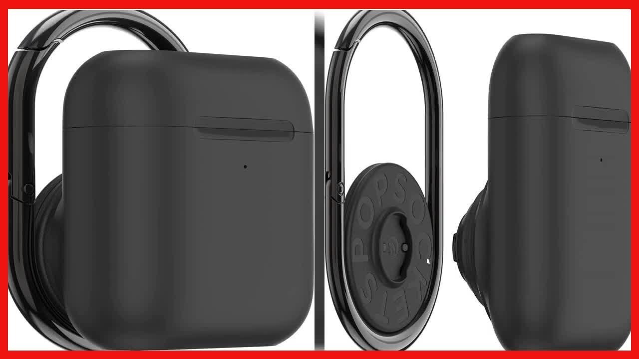 PopSockets PopGrip AirPods Holder + PopChain 2: Swappable Grip and ...