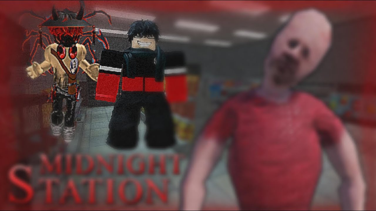 НЕ КОГДА НЕ РОБОТАЙТЕ НА ЗАПРПВКЕ НОЧЮ 💀☠️(ROBLOX MIDNIGHT STATION ...