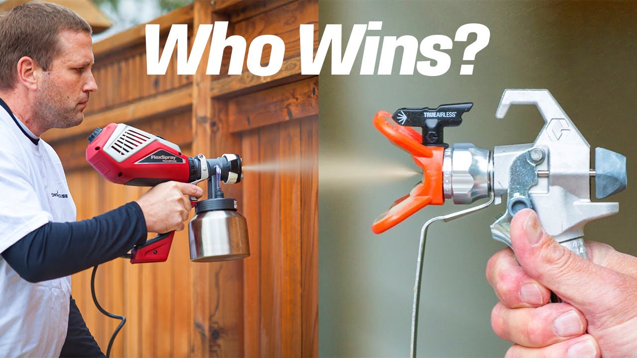 Airless vs Air Paint Sprayer: Here is the winner - YouTube