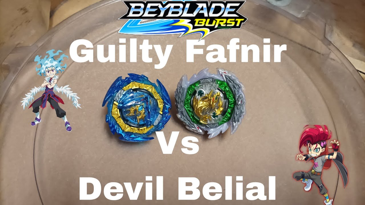 Guilty Fafnir Vs Devil Belial #beybladeburst - YouTube