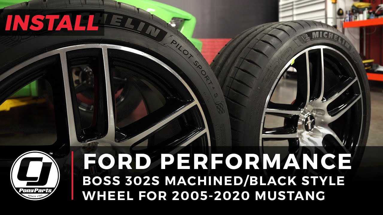 2013 Mustang GT Install | Ford Performance 19 inch Boss 302 Style ...