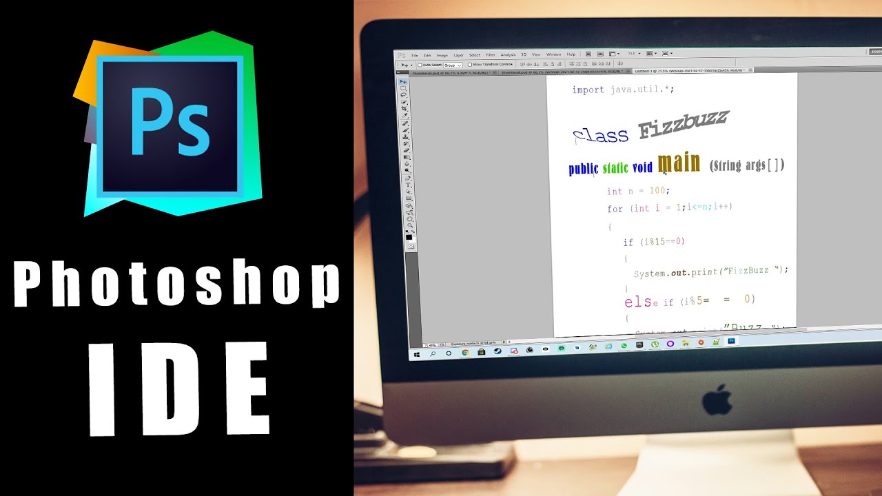 If Photoshop Was Used As An IDE - YouTube