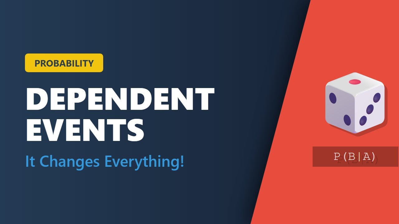 Dependent Events in Probability: Without Replacement Explained - YouTube
