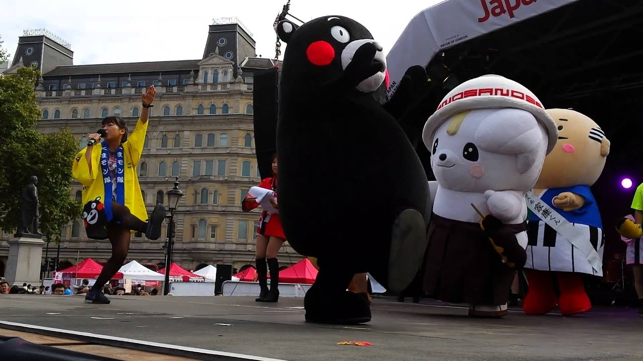 くまモン - Japan Matsuri 2014 - Kumamon Dance くまモン - YouTube