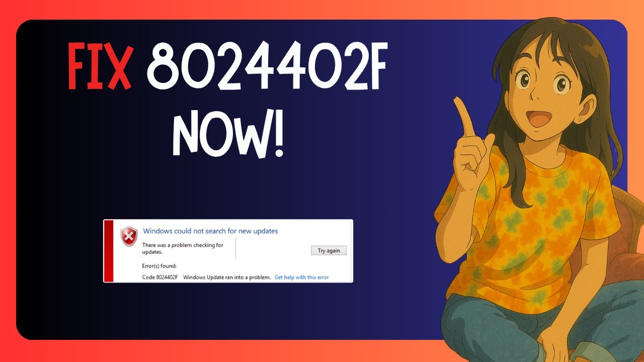 How To FIX "Windows Update Error 8024402f" - YouTube