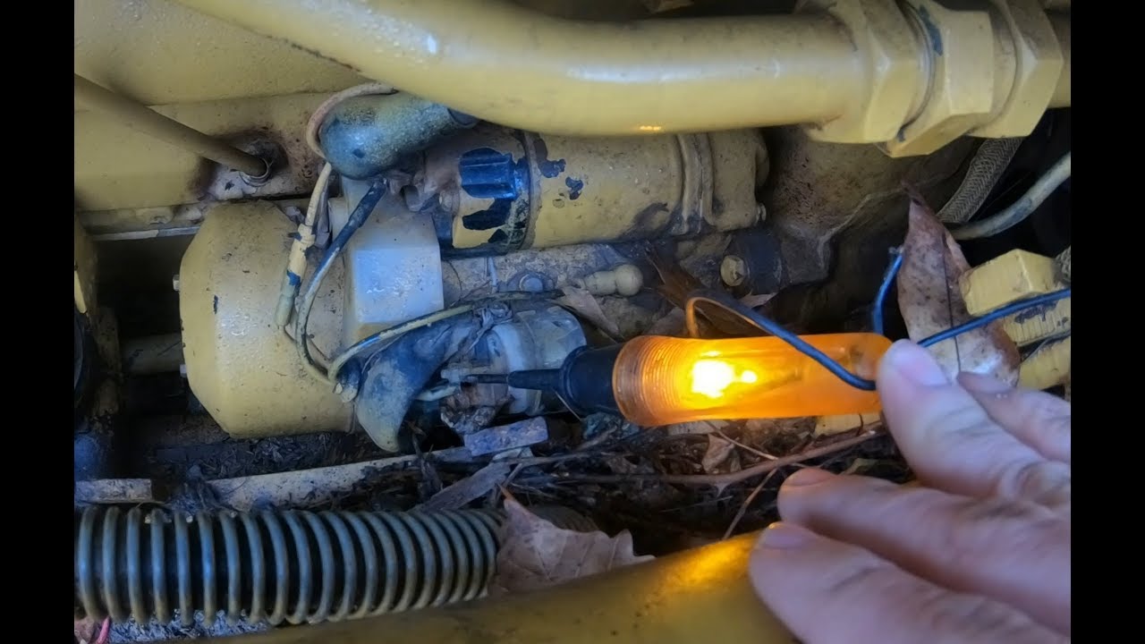 Fixing dozer electrical problem - YouTube