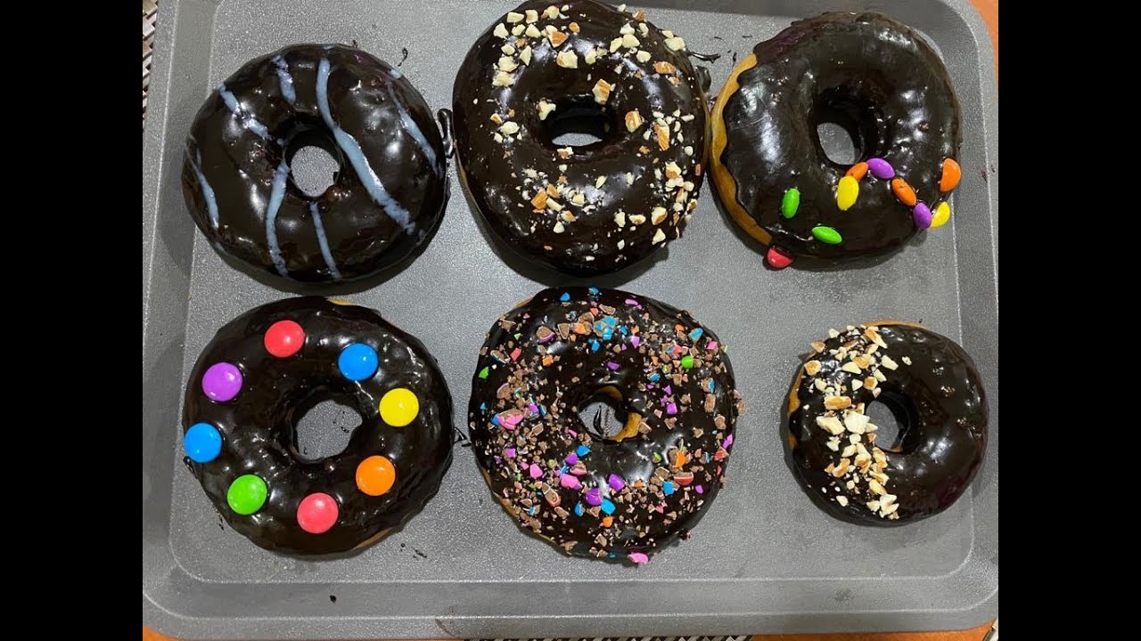 Donut | Doughnut | Crispy Creamy Donut | chocolate glaze Donut Recipe ...